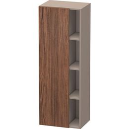 Duravit DuraStyle Hochschrank DS1239L2143 50x36x140cm, T&uuml;r links, nussbaum dunkel/basalt matt