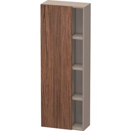 Duravit DuraStyle Hochschrank DS1238L2143 50x24x140cm, T&uuml;r links, nussbaum dunkel/basalt matt