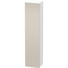 Duravit DuraStyle Hochschrank DS1229L9118 40x36x180cm, T&uuml;r links, taupe/wei&szlig; matt