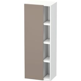 Duravit DuraStyle Hochschrank DS1239L4318 50x36x140cm, T&uuml;r links, basalt matt/wei&szlig; matt