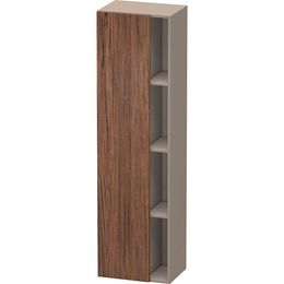 Duravit DuraStyle Hochschrank DS1249L2143 50x36x180cm, T&uuml;r links, nussbaum dunkel/basalt matt