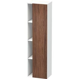 Duravit DuraStyle Hochschrank DS1249R2118 50x36x180cm, T&uuml;r rechts, nussbaum dunkel/wei&szlig; matt