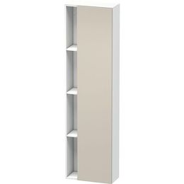 Duravit DuraStyle Hochschrank DS1248R9118 50x24x180cm, T&uuml;r rechts, taupe/wei&szlig; matt