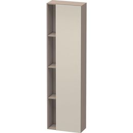 Duravit DuraStyle Hochschrank DS1248R9143 50x24x180cm, T&uuml;r rechts, taupe/basalt matt