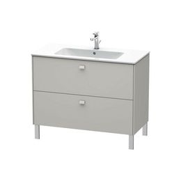 Duravit Brioso Waschtischunterbau BR440300707 1020x479mm, Betongrau Matt, 2 Auszüge