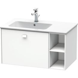 Duravit Brioso Waschtischunterbau BR401201818 820x479mm, Weiß Matt, Regal links