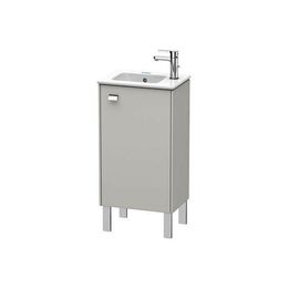 Duravit Brioso Waschtischunterbau BR4400R1007 420x683mm, Betongrau Matt, T&uuml;r rechts, Griff Chrom