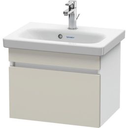 Duravit DuraStyle Waschtisch-Unterschrank DS630309118 50 x 36,8 cm, taupe/wei&szlig; matt, 1 Auszug