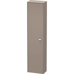 Duravit Brioso Hochschrank Individual 133-201cm BR1342L1043, Basalt Matt, T&uuml;r links, Griff Chrom