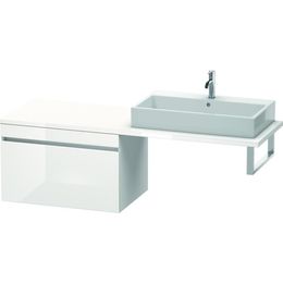 Duravit DuraStyle Waschtisch-Unterschrank DS533400743 80 x 54,8 cm, betongrau/basalt matt, f&uuml;r Konsole, 1 Auszug