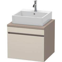 Duravit DuraStyle Waschtisch-Unterschrank DS531009143 60 x 54,8 cm, taupe/basalt matt, f&uuml;r Konsole, 1 Auszug