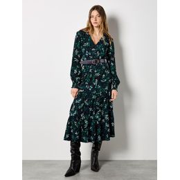 Apricot Kleid Damen Gr&ouml;&szlig;e 44 navy / grasgr&uuml;n / pastellgr&uuml;n / schwarz Winterkleid