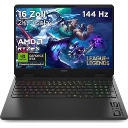 16-ap0095ng, Gaming-Notebook schwarz, AMD Ryzen 9 8940HX, NVIDIA GeForce RTX 5070, 32 GB DDR5, 1 TB (1 TB SSD), Windows 11 Home