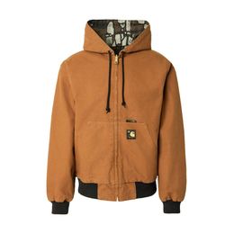 Carhartt Work In Progress Carhartt WIP Jacke '50 Years Anniversary' Herren Größe S schoko / cognac / hellgrau / schwarz