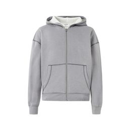 Hollister Zip-Up Hoodie male Grey size M