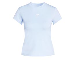 adidas originals T-Shirt 'Essentials' Damen Gr&ouml;&szlig;e XXL hellblau / wei&szlig;