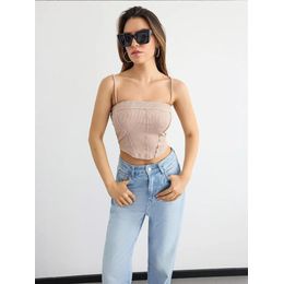 Hiccup Top Damen Gr&ouml;&szlig;e L beige