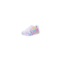 Skechers 314064L WMN UNO LITE - SPREAD THE LOVE Wei&szlig; Shoes Gr. 29