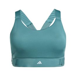 adidas Performance Sport-BH 'FastImpact Luxe' Damen Größe S jade / weiß