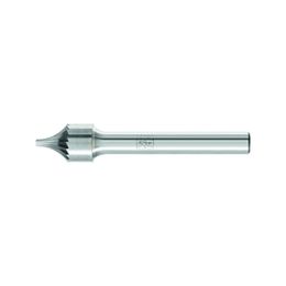 Pferd TOOLS Hartmetall Verrundungsfr&auml;sstift V &Oslash; 10x15 mm Schaft-&Oslash; 6 mm Z3 universal mittel (21152536)