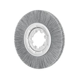 Pferd TOOLS Rundb&uuml;rste ungezopft RBU &Oslash; 200x13x50,8 mm Bohrung SiC-Filament-&Oslash; 0,55 mm Korn 120 station&auml;r (43505904)