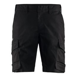 BLAKL&Auml;DER BLAKL&Auml;DER Shorts Industrie Stretch, schwarz / dunkelgrau, Konfektionsgr&ouml;&szlig;e DE: 54 (144618329998C54)