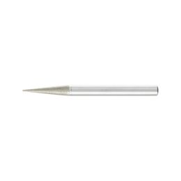 Pferd TOOLS Diamant-Schleifstift Spitzkegel &Oslash;6x12&deg; Schaft&Oslash;6 mm D64 (fein) zum Anfasen/Entgraten/Senken (36476012)