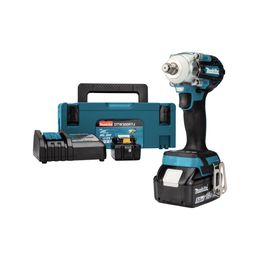 Makita Akku-Schlagschrauber 18V / 5,0 Ah, 2 Akkus + Ladeger&auml;t im MAKPAC (DTW300RTJ)