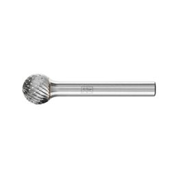 Pferd TOOLS Hartmetall Fr&auml;sstift Kugel KUD &Oslash; 12x10mm Schaft-&Oslash; 6 mm Z4 universal mittel fein (21112846)