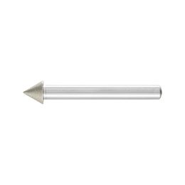 Pferd TOOLS Diamant-Schleifstift Spitzkegel &Oslash;10x60&deg; Schaft&Oslash;6 mm D64 (fein) zum Anfasen/Entgraten/Senken (36476104)