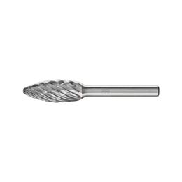 Pferd TOOLS Hartmetall Hochleistungsfr&auml;sstift CAST Flamme B &Oslash; 12x30mm Schaft-&Oslash; 6 mm f&uuml;r Gu&szlig;eisen (21103383)