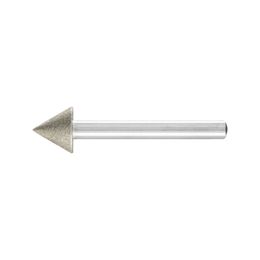 Pferd TOOLS Diamant-Schleifst. Spitzkegel &Oslash;15x60&deg; Schaft&Oslash;6 mm D126 (mit.) zum Anfasen/Entgraten/Senken (36476146)