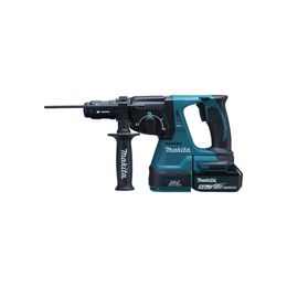 Makita DHR243RTJ Akku-Kombihammer mit SDS-PLUS, 18 V / 5,0 Ah, 2 Akkus + Ladeger&auml;t im MAKPAC | f&uuml;r Beton, Mauerwerk oder Holz | mit LED-Licht und Vibrationsd&auml;mpfung)