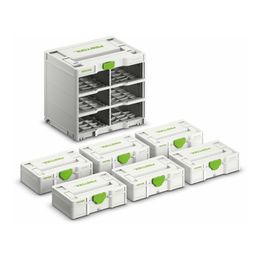 FESTOOL Systainer&sup3; Rack SYS3-RK/6 M 337-Set (577816)