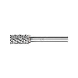Pferd TOOLS Hartmetall Hochleistungsfr&auml;sstift STEEL Zylinder ZYAS stirnverzahnt &Oslash; 10x20mm Schaft-&Oslash; 6mm Stahl (21100487)