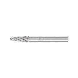 Pferd TOOLS Hartmetall Hochleistungsfr&auml;sstift INOX Rundbogen RBF &Oslash; 06x18 mm Schaft-&Oslash; 6 mm f&uuml;r Edelstahl (21117382)