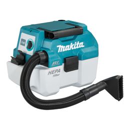 Makita DVC750LZX3 Akku-Staubsauger | 18 V| f&uuml;r trockene Anwendungen| mit HEPA Filter und Schlauch| ohne Akku und Ladeger&auml;t|)