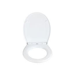 Wenko WC-Sitz Ostuni, EasyClose Wei&szlig; Thermoplast Absenkautomatik WC-Sitze - Bad (24516100)