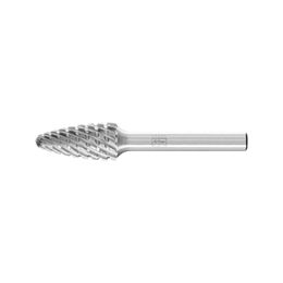 Pferd TOOLS Hartmetall Hochleistungsfr&auml;sstift Rundbogen RBF &Oslash; 12x25 mm Schaft-&Oslash; 6 mm TITANIUM f&uuml;r Titan (21117884)
