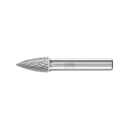Pferd TOOLS Hartmetall Fr&auml;sstift Spitzbogen SPG &Oslash; 10x20mm Schaft-&Oslash; 8 mm Z3P universal mittel kreuzverzahnt (21122628)