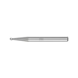 Pferd TOOLS Hartmetall Fr&auml;sstift Kugel KUD &Oslash; 1,5x1 mm Schaft-&Oslash; 3 mm Z5 universal fein (21211015)