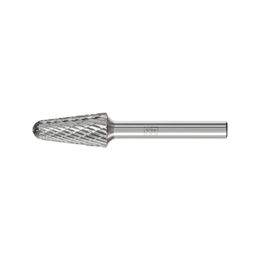 Pferd TOOLS Hartmetall Hochleistungsfr&auml;sstift TOUGH Rundkegel KEL &Oslash; 12x25 mm Schaft-&Oslash; 6 mm schlagfest (21000116)