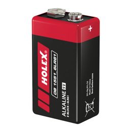 HOLEX Alkali-Mangan-Batterien 6LR61 (081551 6LR61)