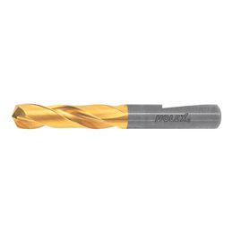 HOLEX VHM-Hochleistungsbohrer Whistle-Notch DIN 6535 HE, TiN,&Oslash; DC h7: 10,5 mm, 122320 10,5)