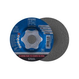 Pferd TOOLS CC-GRIND FLEX Schleifscheibe 115x22,23 mm COARSE Leistungslinie SG STEEL f&uuml;r Stahl (64188115)