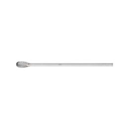 Pferd TOOLS Hartmetall Fr&auml;sstift Tropfen TRE &Oslash; 06x10mm Schaft-&Oslash; 3x75 mm Z5 universal fein (21235057)