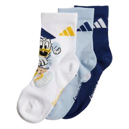 adidas Sportswear Sportsocken 'Disney Mickey Mouse' Jungen Gr&ouml;&szlig;e 31/34 navy / pastellblau / gelb / wei&szlig;