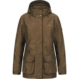 Blaser Outfits Damen Parka Vintage Celine Dunkelbraun melange (Gr&ouml;&szlig;e: 36)