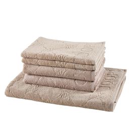 JOOP! Frottierset, Sand, Beige, Textil, 5-teilig, Abstraktes, Oeko-Tex&reg; Standard 100, saugf&auml;hig, Aufh&auml;ngeschlaufe, strapazierf&auml;hig, angenehm weich, hochwertige Qualit&auml;t, Badtextilien, Handtuch-Sets