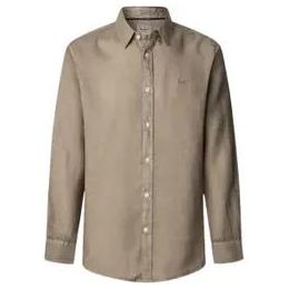 Pepe Jeans f&uuml;r Herren. PM308844 Arnau Hemd beige (XXL), L&auml;ssig, Leinen, Langarm